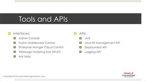 Oracle Weblogic 12c For Administrators 007 Admin Server And Admin
