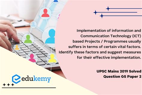 Implementation Of Information And Communication Technology Ict Based Projects Programmes