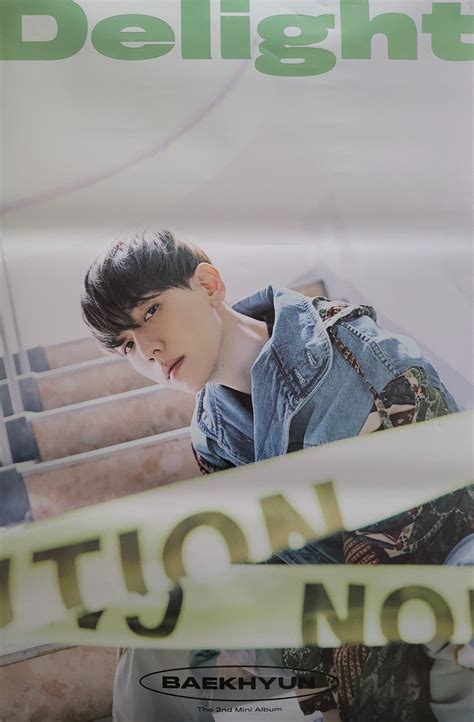Baekhyun 2nd Mini Album Delight Air Kit Official Poster Photo Concep
