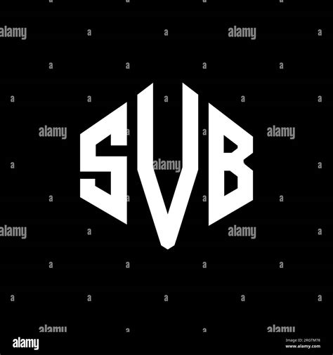 Svb Letter Logo Design With Polygon Shape Svb Polygon And Cube Shape Logo Design Svb Hexagon