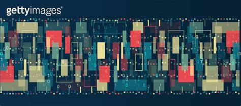 Big Data Visualization A Dynamic Array Of Information Data Sorting Process Big Data Stream