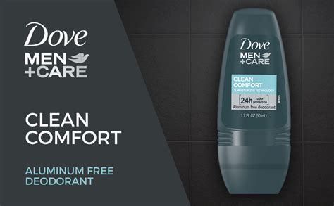 Dove Men Care Clean Comfort Roll On Deodorant Aluminum