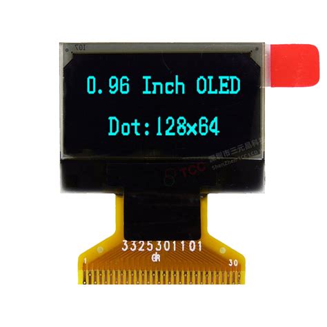 Pm 096 Inch Oled Display Arduino Oled 128x64 Monochrome Lcd Module