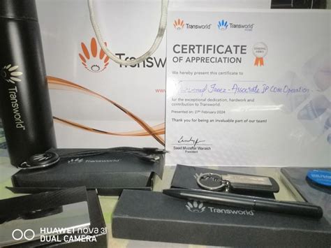 Appreciation Career Ipcoreoperations Muhammad Faeez