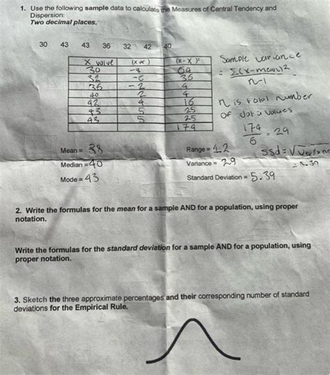 solved 1 use the following sample data to calculate the