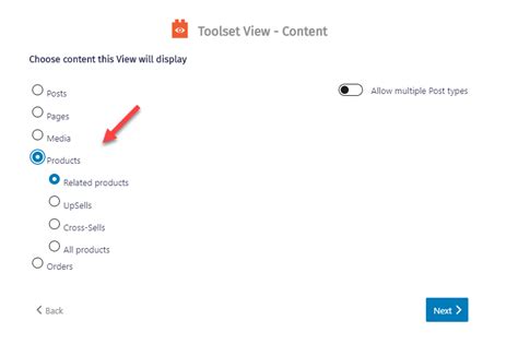 Creating A Custom List Of Related Woocommerce Products Toolset