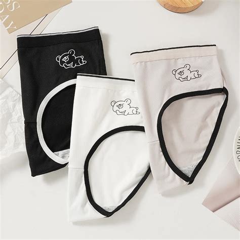 Модні жіночі бавовняні трусики із середньою талією у вертикальну смужку Прості зручні труси