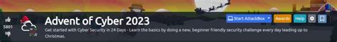 Sumant Sagar On Linkedin Tryhackme Adventofcyber2023 Cybersecurity Infosecjourney