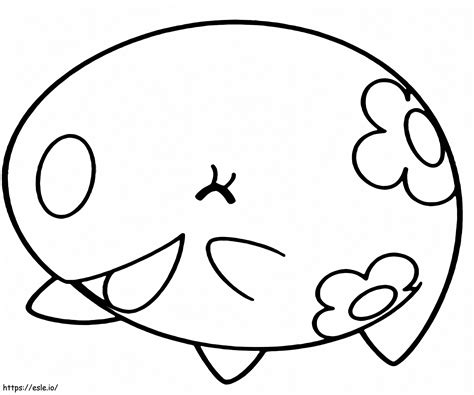 Munna Pokemon 2 Coloring Page
