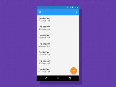 Android Custom Scroller Interactive Design Custom Responsive Design