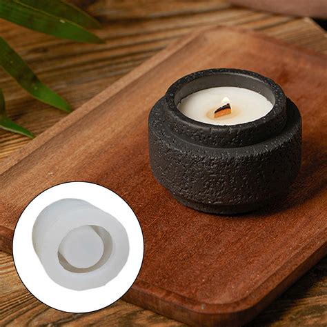 Handmade Round Candle Molds Silicone Moulds Scented Candle Cup Molds