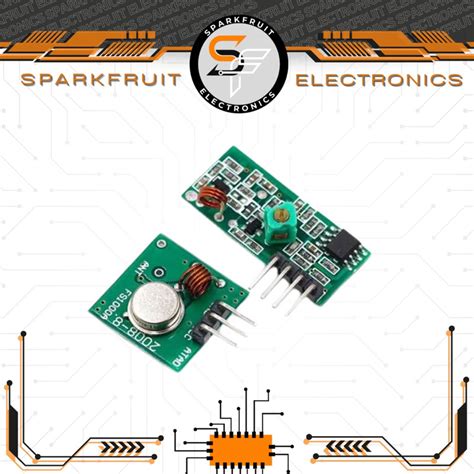 433mhz Rf Transmitter And Receiver Module Shopee Philippines