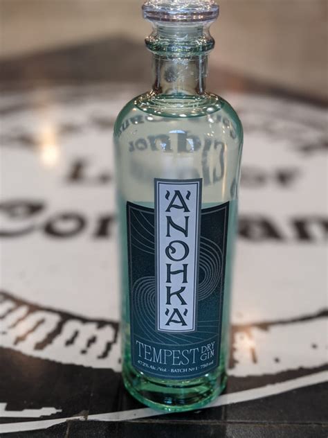 Anohka Tempest Dry Gin 750 Ml Keg N Cork Liquor Company Ltd