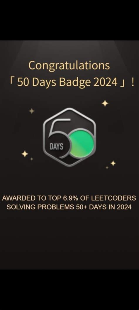 Raghav Bhardwaj On Linkedin As A Dedicated Coder I Proudly Earned The Prestigious 50 Days 2024