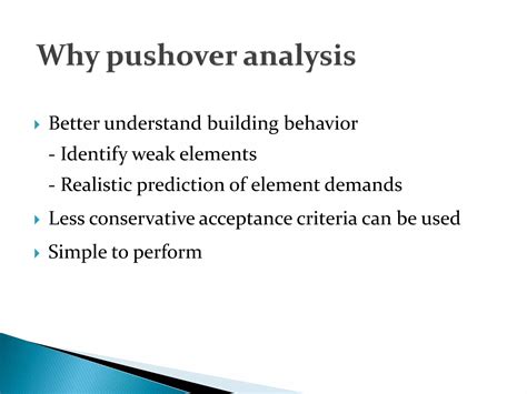 Non Linear Static Pushover Analysis Pdf Civil Engineering Industry