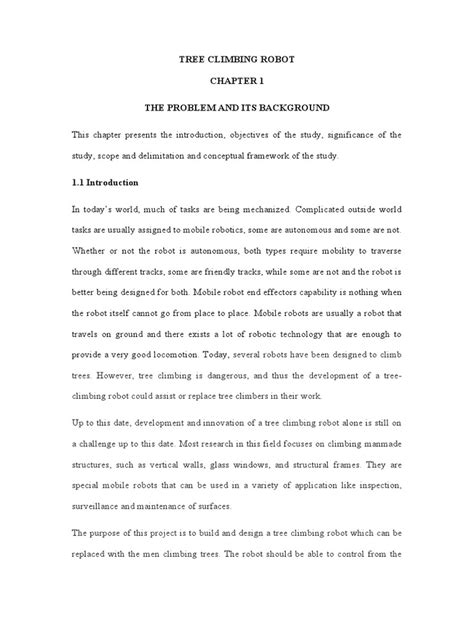 tree climbing robot the problem and its background download free pdf prototype robot