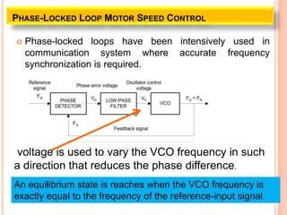 Phase Lock Loop Control Of Dc Drive PPTX