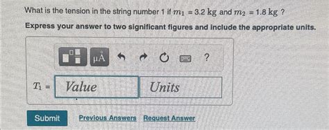 What Is The Tension In The String Number 1 ﻿if