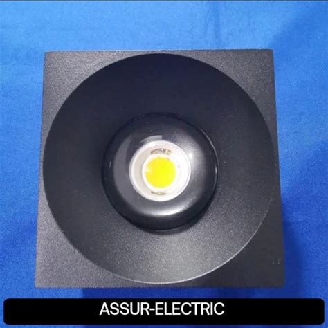 Jual Lampu Downlight Outbow W Led Spot Light Outbow Watt Cob Kotak Fantas Putih Body Putih