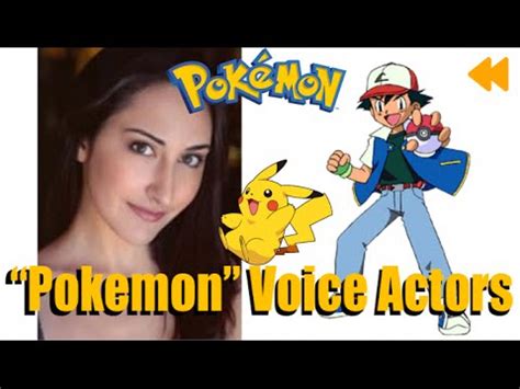 Pokemon Voice Actors And Characters Youtube