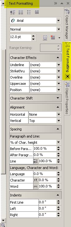 Where Did Paragraph Formating Go And Why Coreldraw Graphics Suite X4 Coreldraw Graphics
