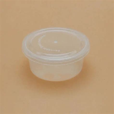 100ml Plastic Container At ₹ 100piece Plastic Round Container In