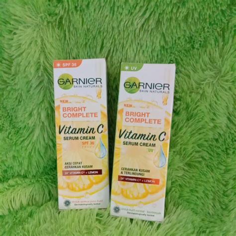 Jual Garnier Bright Complete Serum Cream 20ml Shopee Indonesia