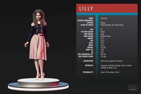Lilly Character Sheet By Keiku On Deviantart