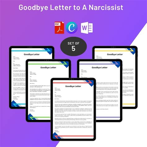Goodbye Letter Archives Template Diy
