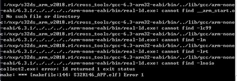 How To Build A S32k Project In Cmd Line Nxp Community