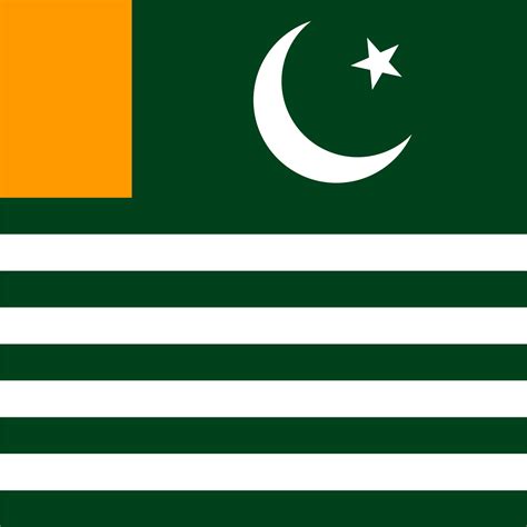 Azad Kashmir Flag Official Colors Vector Illustration 9390451 Vector Art At Vecteezy