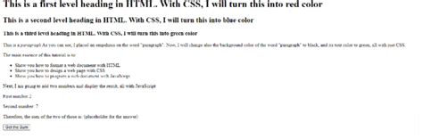 How To Create A Webpage Using Html Css And Javascript Step By Step