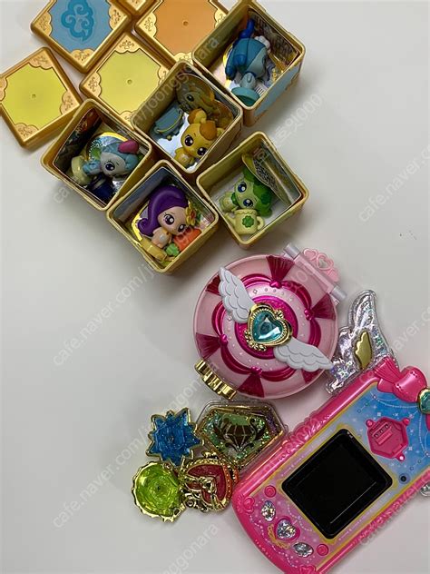 캐치티니핑 티니핑 쥬얼하트윙폰 하트윙폰 피규어5개 위시버킷