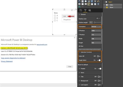 solved slicer values selection vertical or horizontal opt