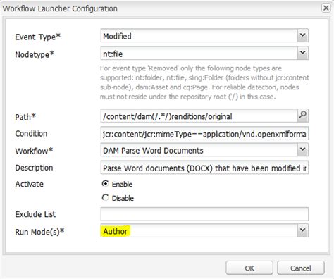 Adobe Aem Launcher Run Mode Issue In Publish Instance Stack Overflow