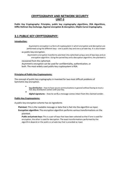 Unit 3 Part 2 Notes Cns Cryptography And Network Security Unit