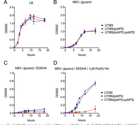 Table 1 From The Yersiniabactin Associated Atp Binding Cassette Proteins Ybtp And Ybtq Enhance