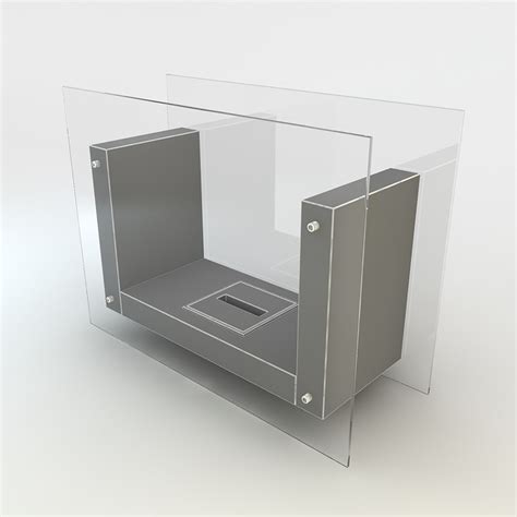 Flueless Fireplace Realistic Scenes 3d Model