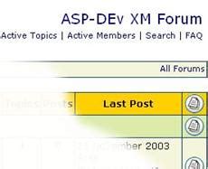 ASP DEv XM Forums ASP DEV Resources