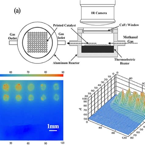 A Schematic Of Reactor Top Left And Side View Right B The Download Scientific Diagram