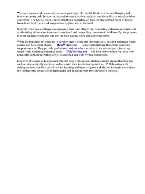 Social Work Course Handbook Download Free Pdf Social Work Evaluation