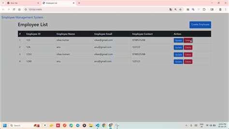 Django Employee Management System Full Project Youtube