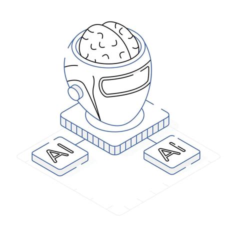 Download Premium Isometric Icon Of Ai Robot Vector Art At Vecteezy
