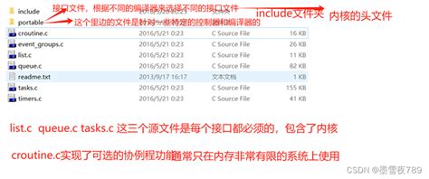 4 freertos移植 文件介绍 freertos版本在哪个文件中 csdn博客