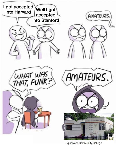 Squidward College Memes Like Ap Students Squidward Is Focused On His
