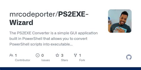 Github Mrcodeporterps2exe Wizard The Ps2exe Converter Is A Simple