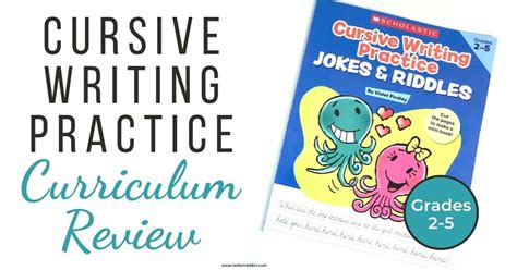 Cursive Writing Practice Jokes And Riddles Review Leslie Maddox