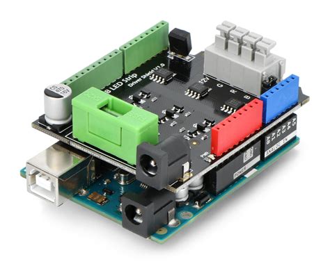 Dfrobot Rgb Led Driver Shield For Arduino Botland Robotic Shop