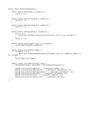 Advancedcalc Java Public Class Advancedcalculator Public Double Add Double A Double B