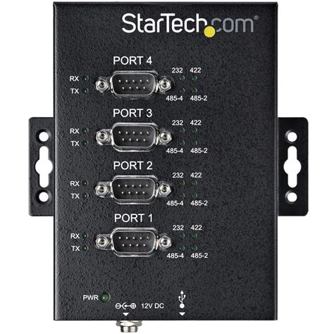 Startech 4 Port Serial Hub Usb To Rs232 Rs485 Rs422 Adapter Industri Techforgood